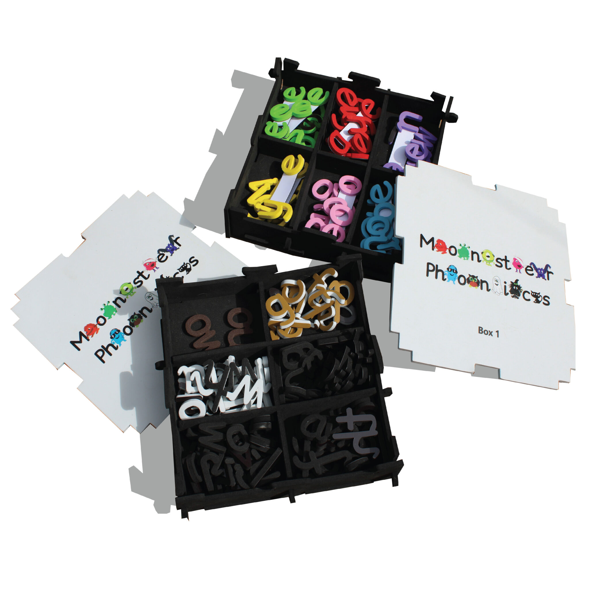 Colour-Coded Magnetic Letters Kit - 150+ Individual Pieces | Monster ...