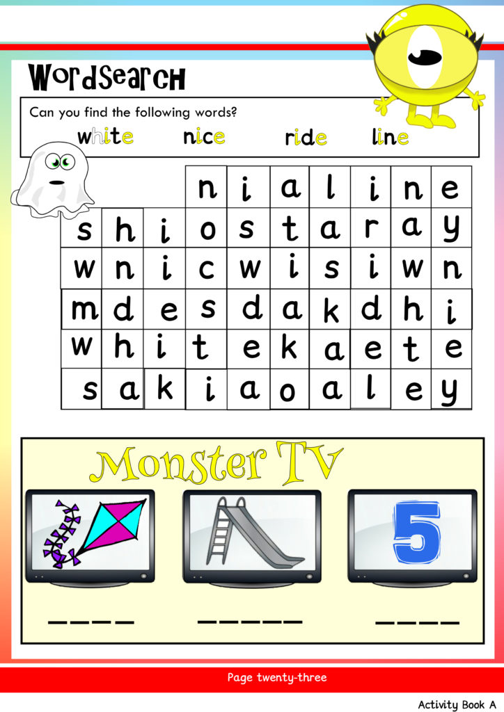 Free Phonics Worksheets & Activities | Monster Phonics