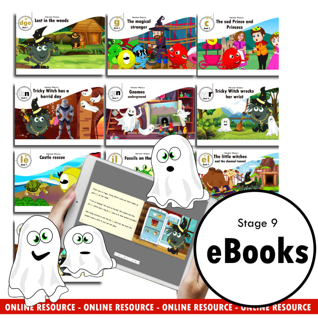 Stage 4 Set Of 10 Reading Books | Monster Phonics