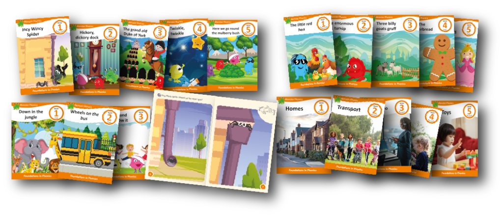 Nursery Books - Set Of 20 Books | Monster Phonics