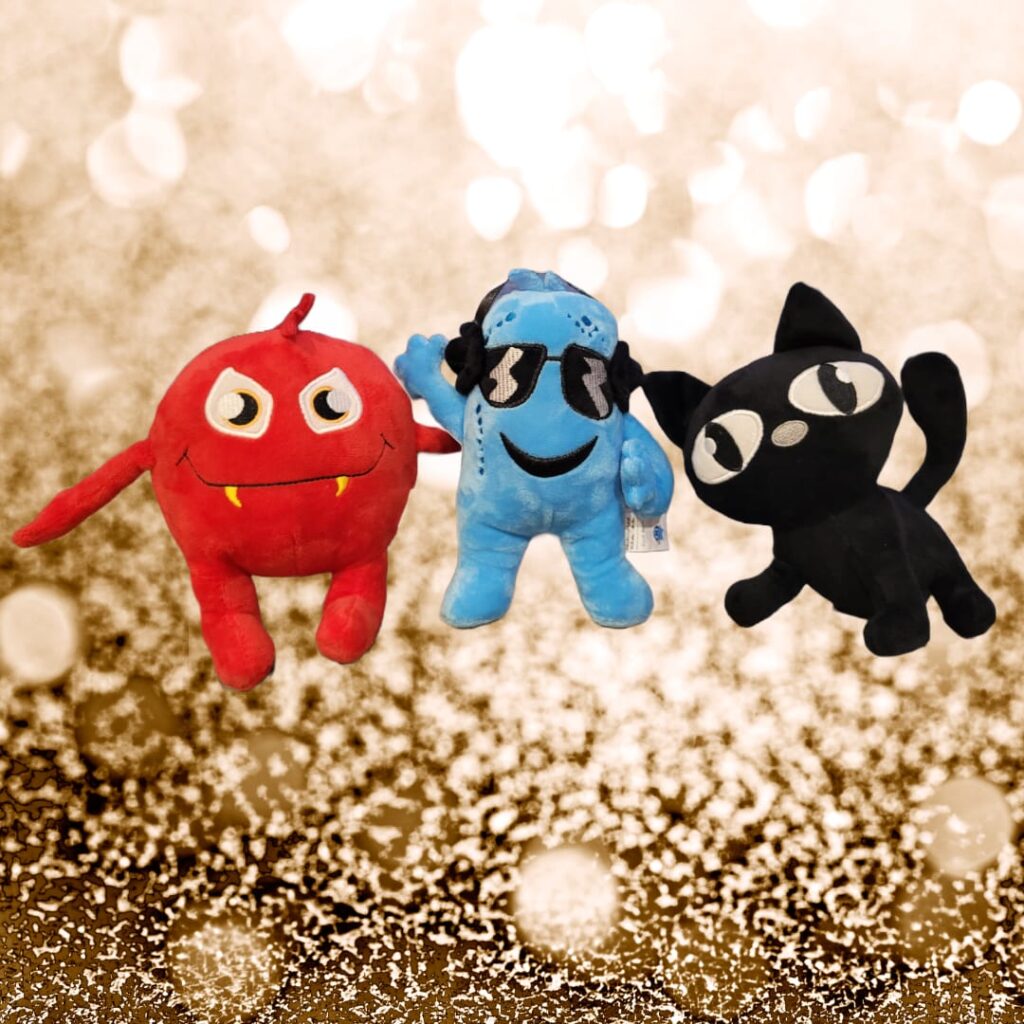 Cool Blue, Angry Red A And Black Cat Characters | Monster Phonics