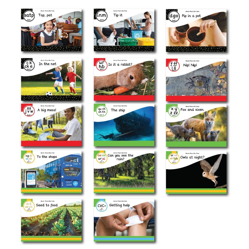 Full Non-Fiction Book Set (Rec, Year 1 And Year 2) 50 Books | Monster ...