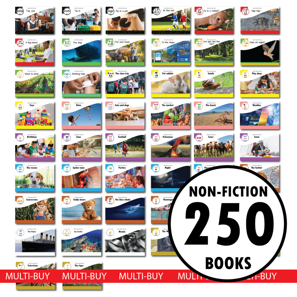 MULTI-BUY 5 X Non-Fiction Book Set (Rec, Year 1 And Year 2) 250 Books ...