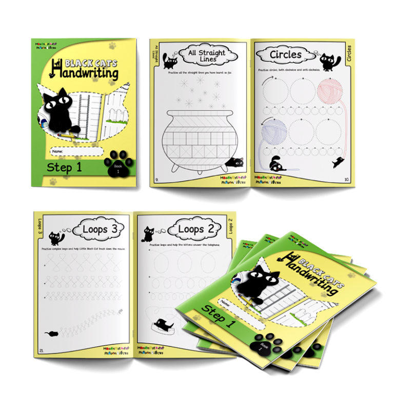 Reception Handwriting Books, Step 1 Book 1 | Monster Phonics