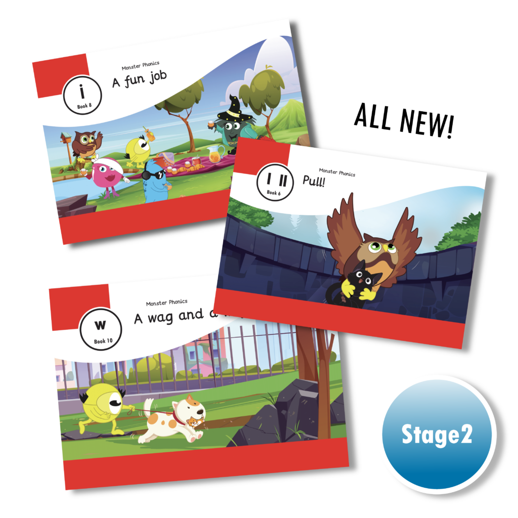 Reception Books Stage 1, 2, 3 Additional Adventures | Monster Phonics