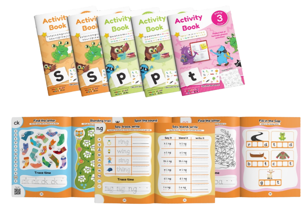 Activity Books | Monster Phonics