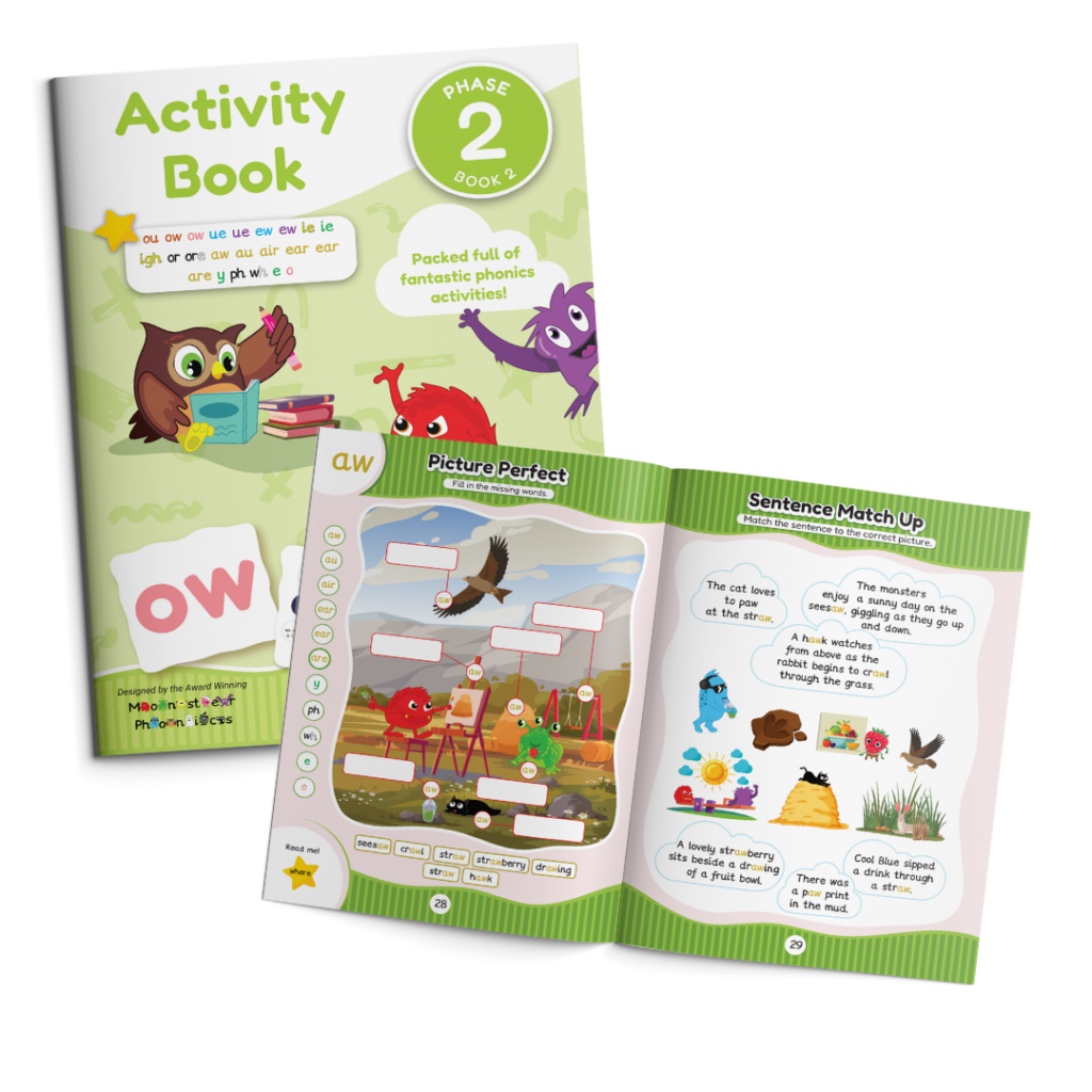Key Stage 1 Activity Books - Set Of 3 Books - Parent Set | Monster Phonics