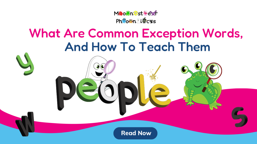 How To Teach Common Exception Words | Monster Phonics